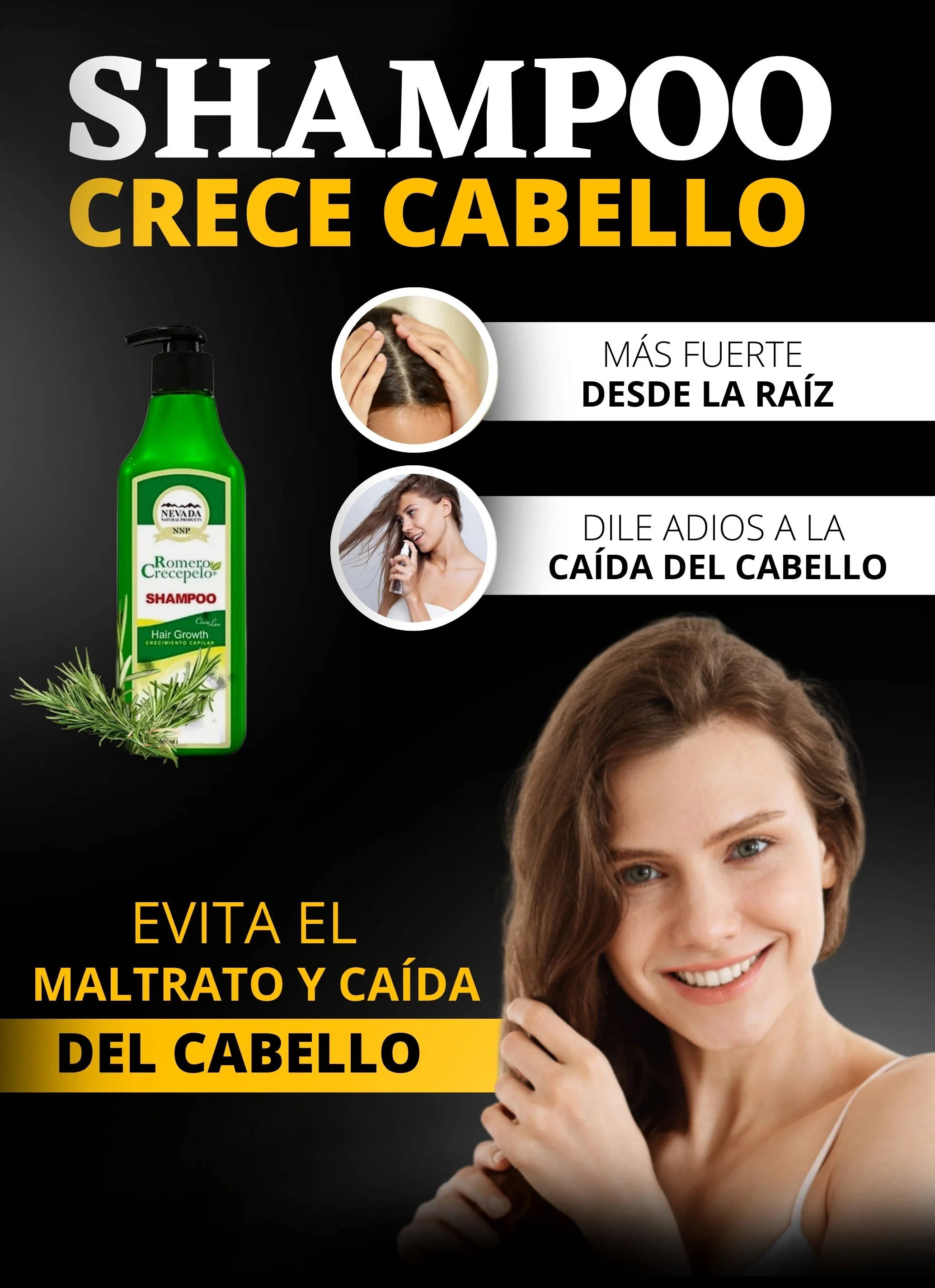 Shampoo crece cabello 460ml – Tiendas Perú